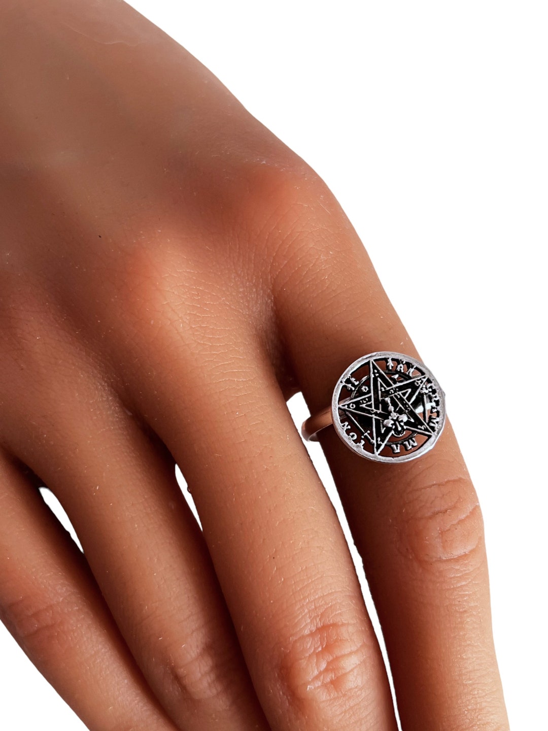 Tetragramaton Ring Sterling Silver All Sizes. - Etsy