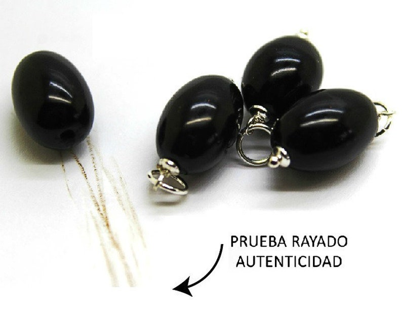 Pure Real Azabache Pendant. Sterling Silver 100%. New - Etsy Denmark
