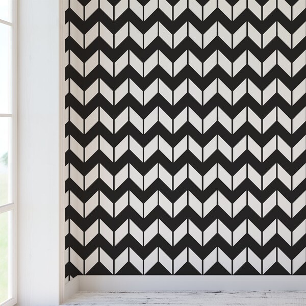 Chevron Stencil - Etsy