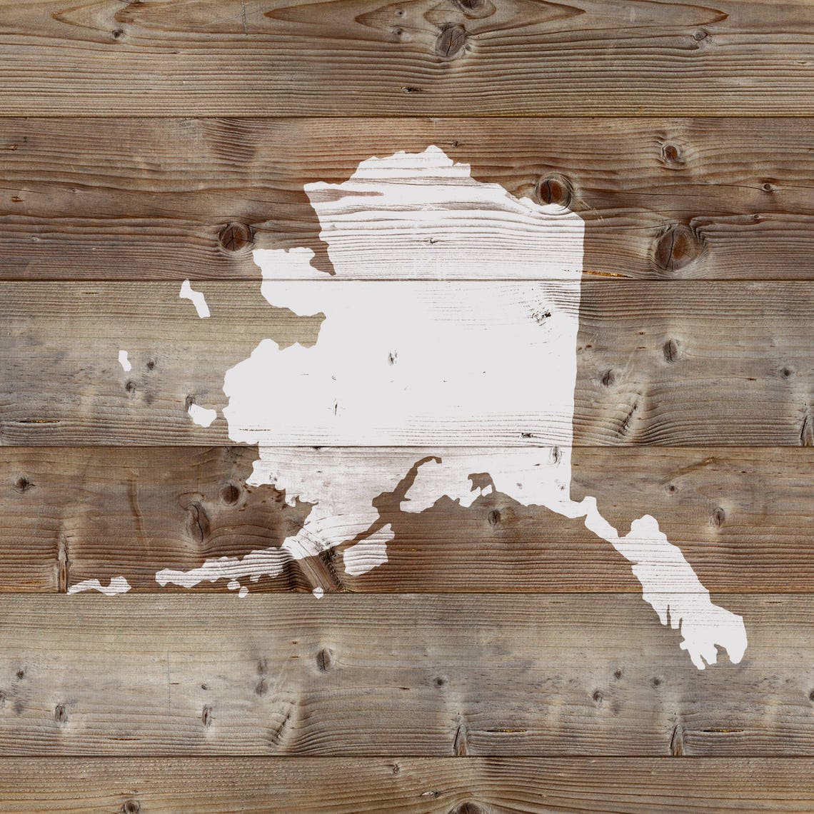 Alaska State Stencil - Alaska Stencil, Alaskan Stencils, Stencil ...