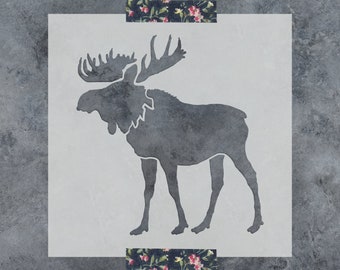 Moose Stencil | Etsy