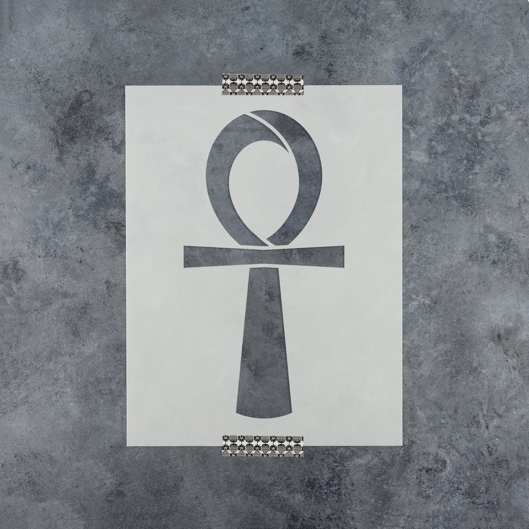Ankh Stencil - Ankh Stencils, Stencil of Ankh, Ankh Symbol, Ankh ...