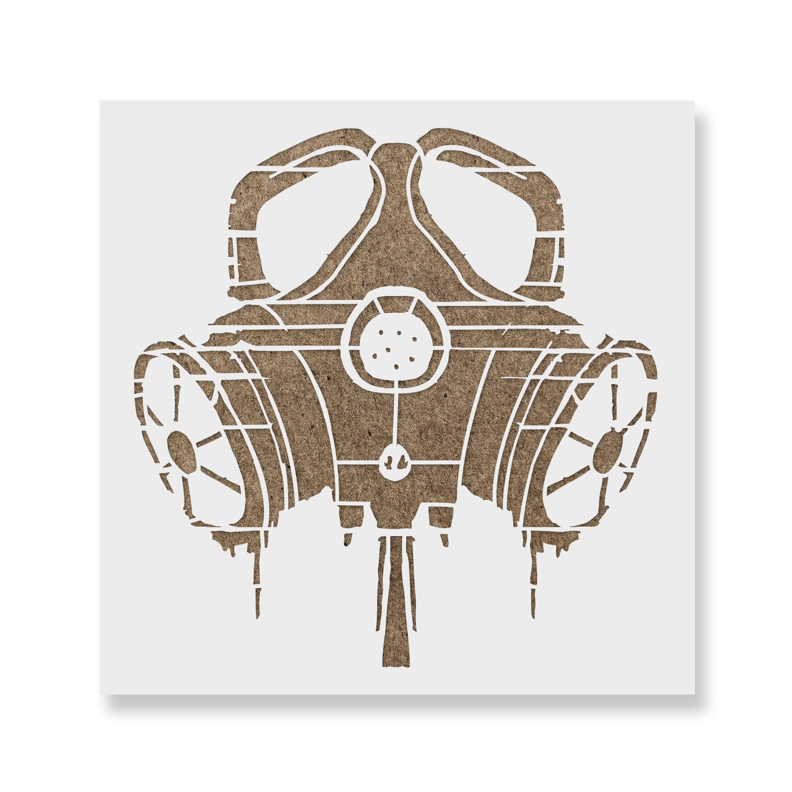 Gas Mask Stencil Reusable Stencils for Painting Create DIY - Etsy