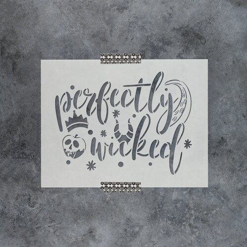 Happy Halloween Wicked Stencil Reusable DIY Craft Stencils - Etsy