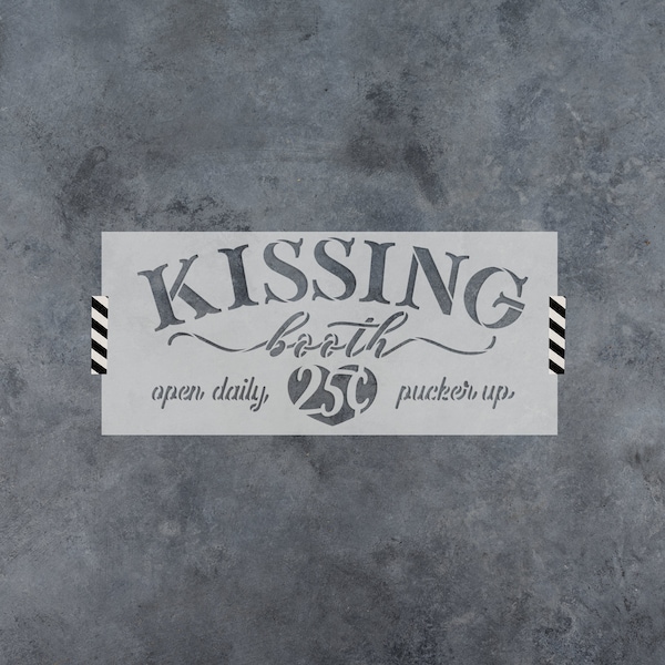 Kissing Booth Sign - Etsy
