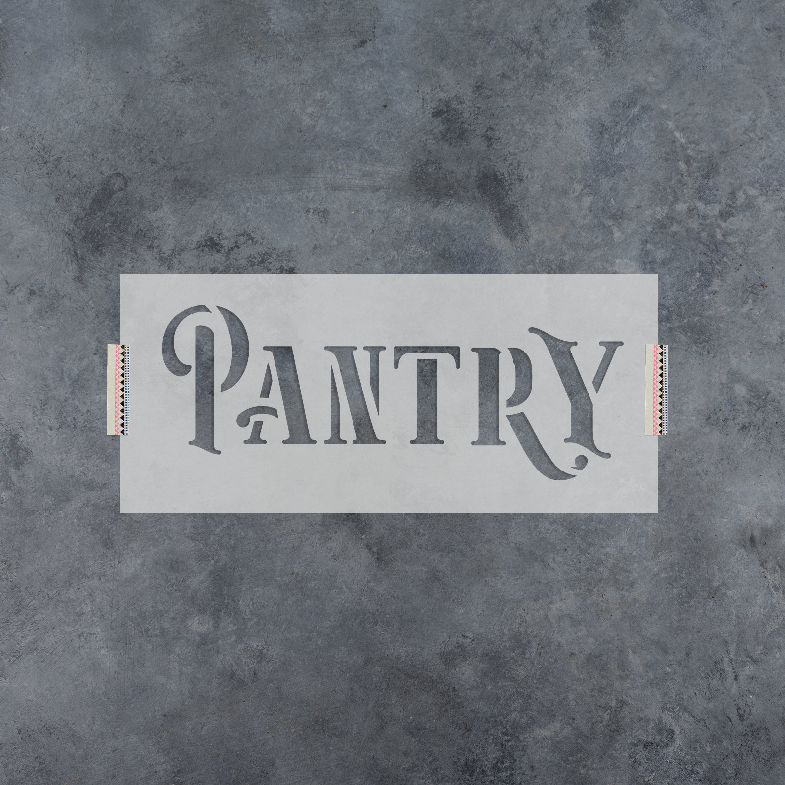 Rustic Pantry Stencil - Reusable DIY Craft Stencils of a Rustic Pantry ...