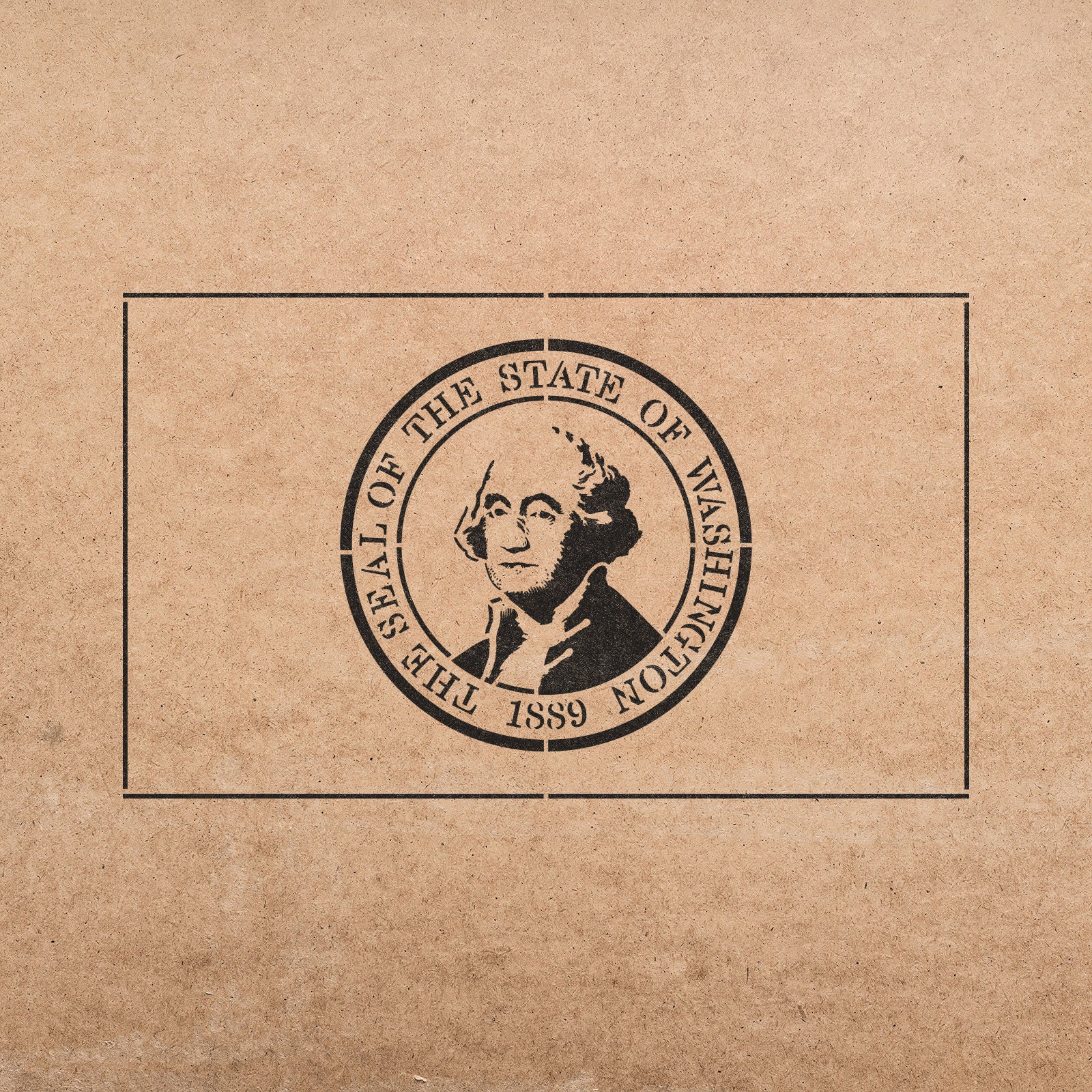 Washington State Flag Stencil Template for Painting Crafts and DIY Flag ...