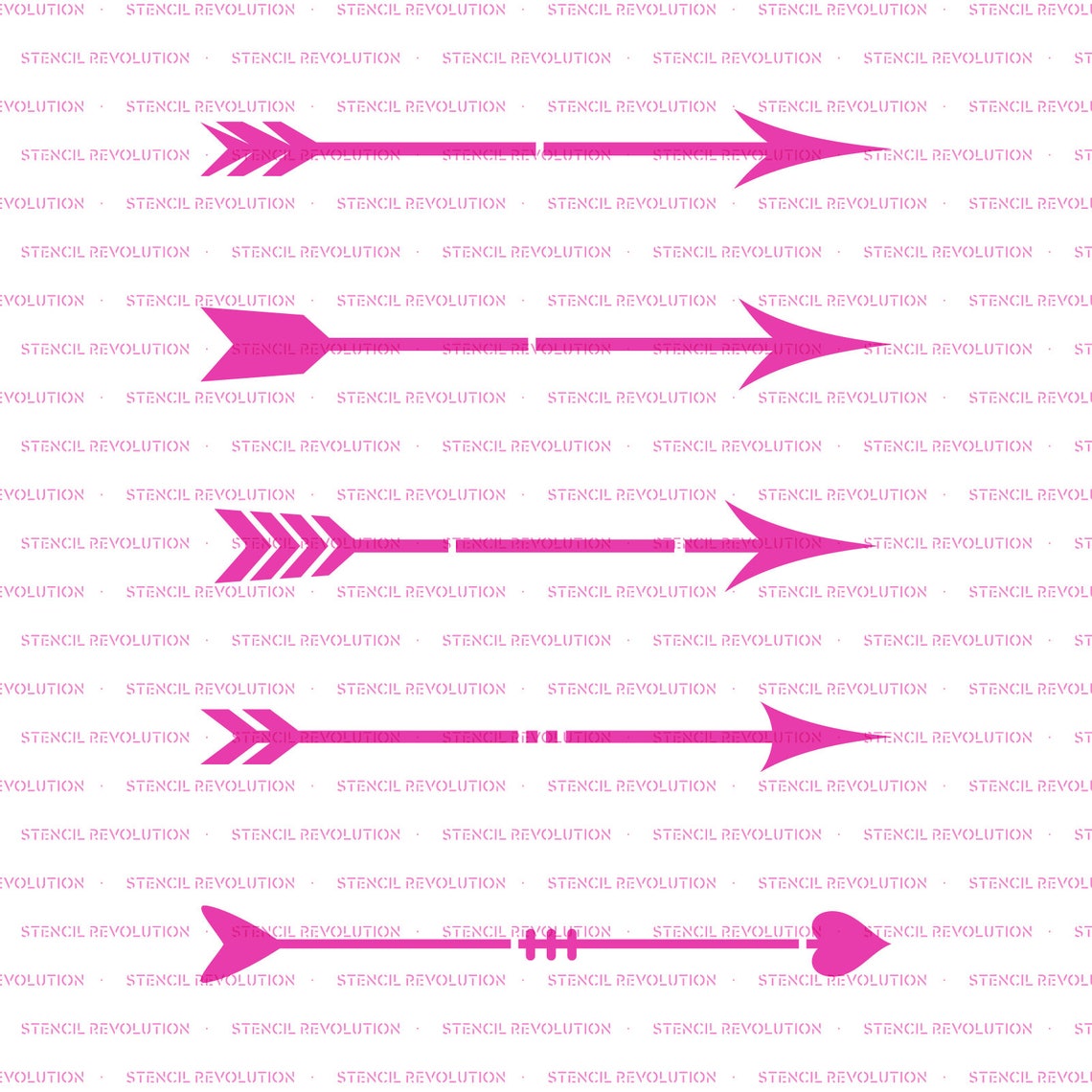 Arrows Stencil - Arrow Stencil, Arrow Stencils, Stencil Arrow, Arrow ...