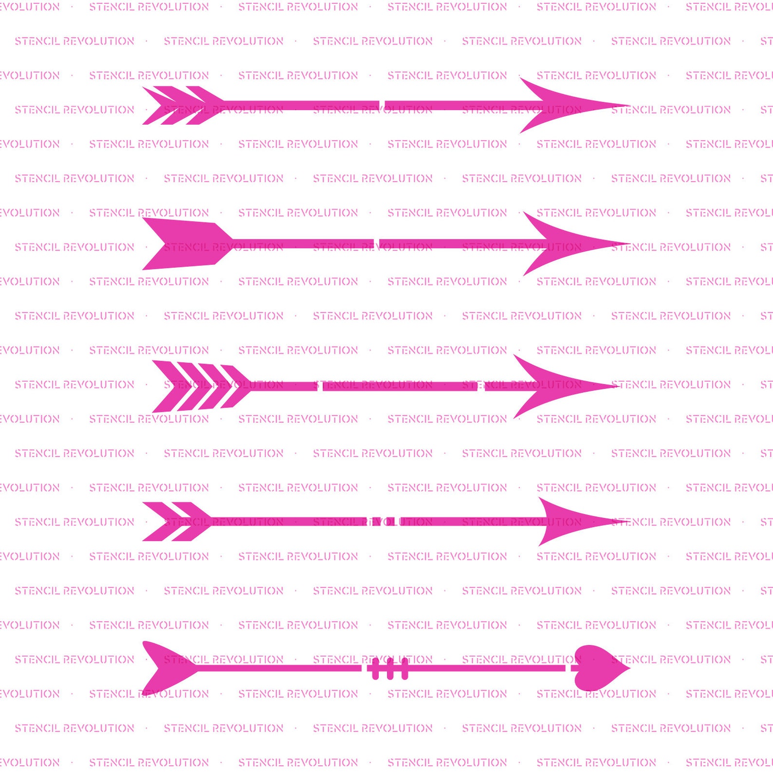 Arrows Stencil - Arrow Stencil, Arrow Stencils, Stencil Arrow, Arrow ...