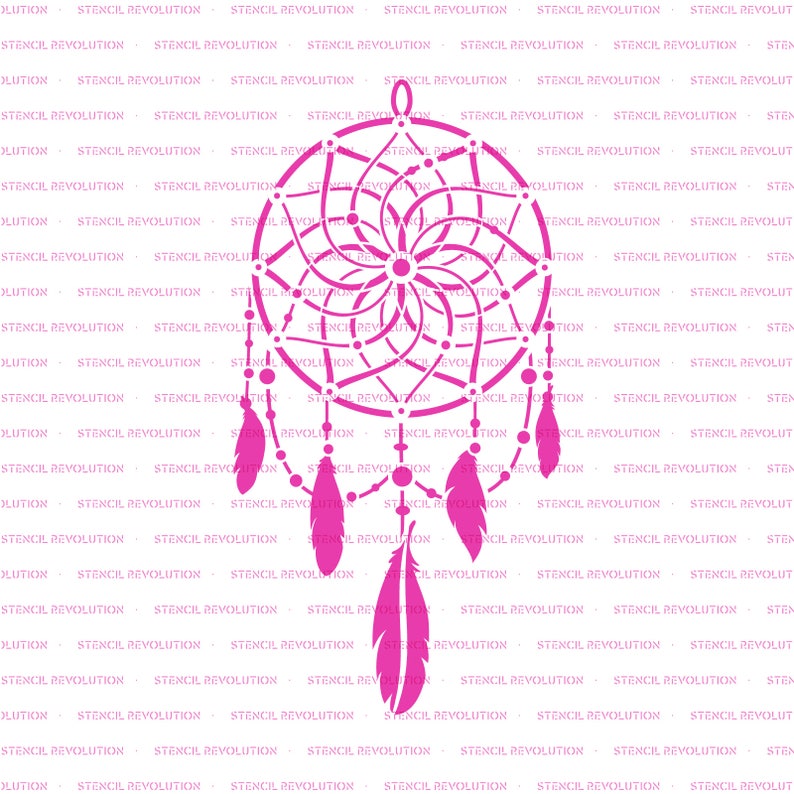 Dream Catcher Stencil Reusable Dream Catcher Stencils Large - Etsy