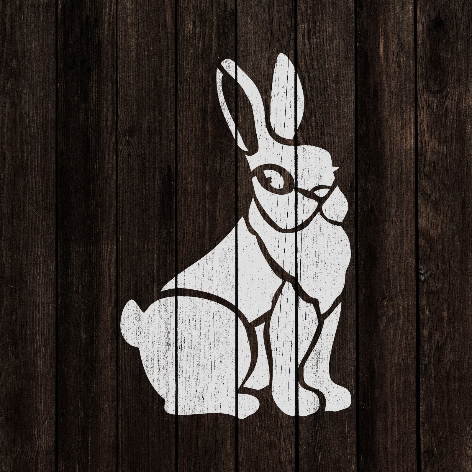 Rabbit Stencil Reusable Rabbit Stencils Rabbit Rabbit - Etsy
