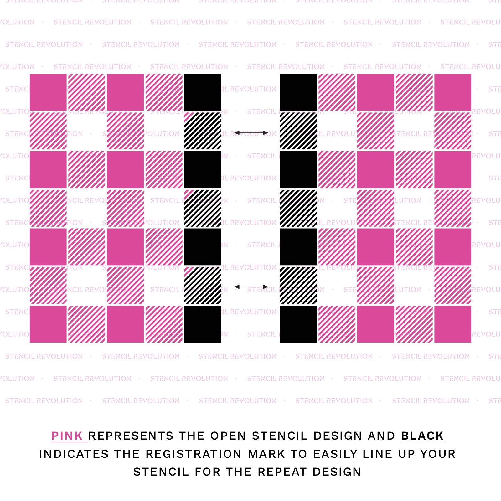 Buffalo Check Stencil Pattern - Buffalo Plaid, Wall Stencils, Buffalo ...