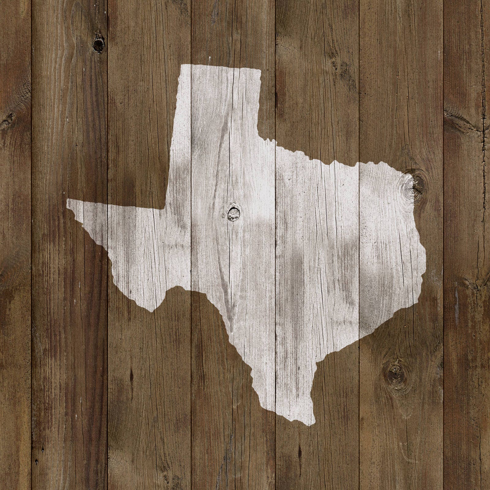 Texas State Stencil Hand Drawn Texas Stencil State of Texas - Etsy
