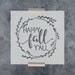 Happy Fall Yall Stencil - Fall Stencil, Happy Stencil, Fall Yall Stencil, Fall Stencils, Season ...