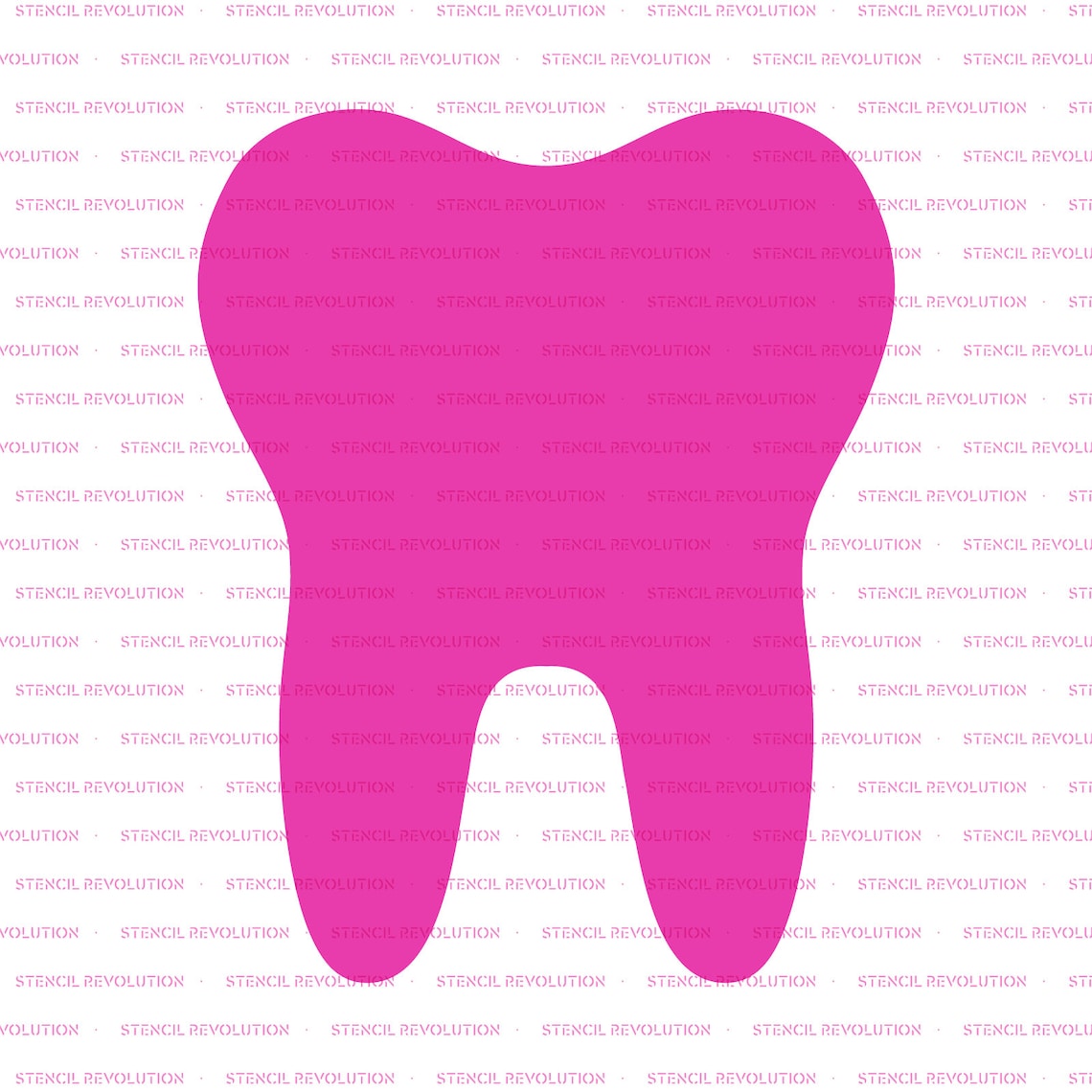 Plain Tooth Stencil Reusable Stencils for Painting Create - Etsy