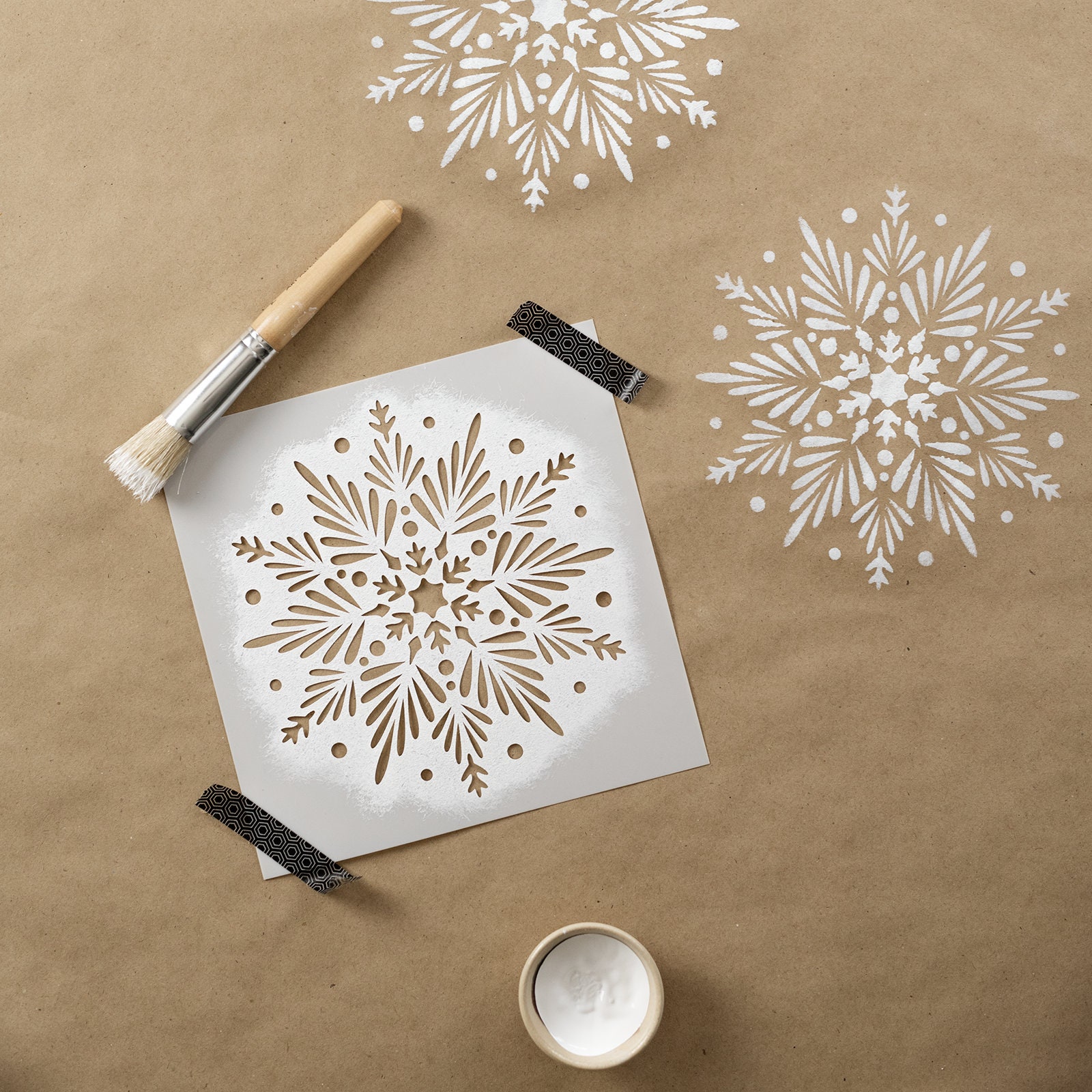Snowflake Stencil Large Snowflake Stencils Christmas - Etsy
