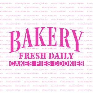 Bakery Stencil - Bakery Sign for Kitchens - Bakery Stencil, Bakery ...
