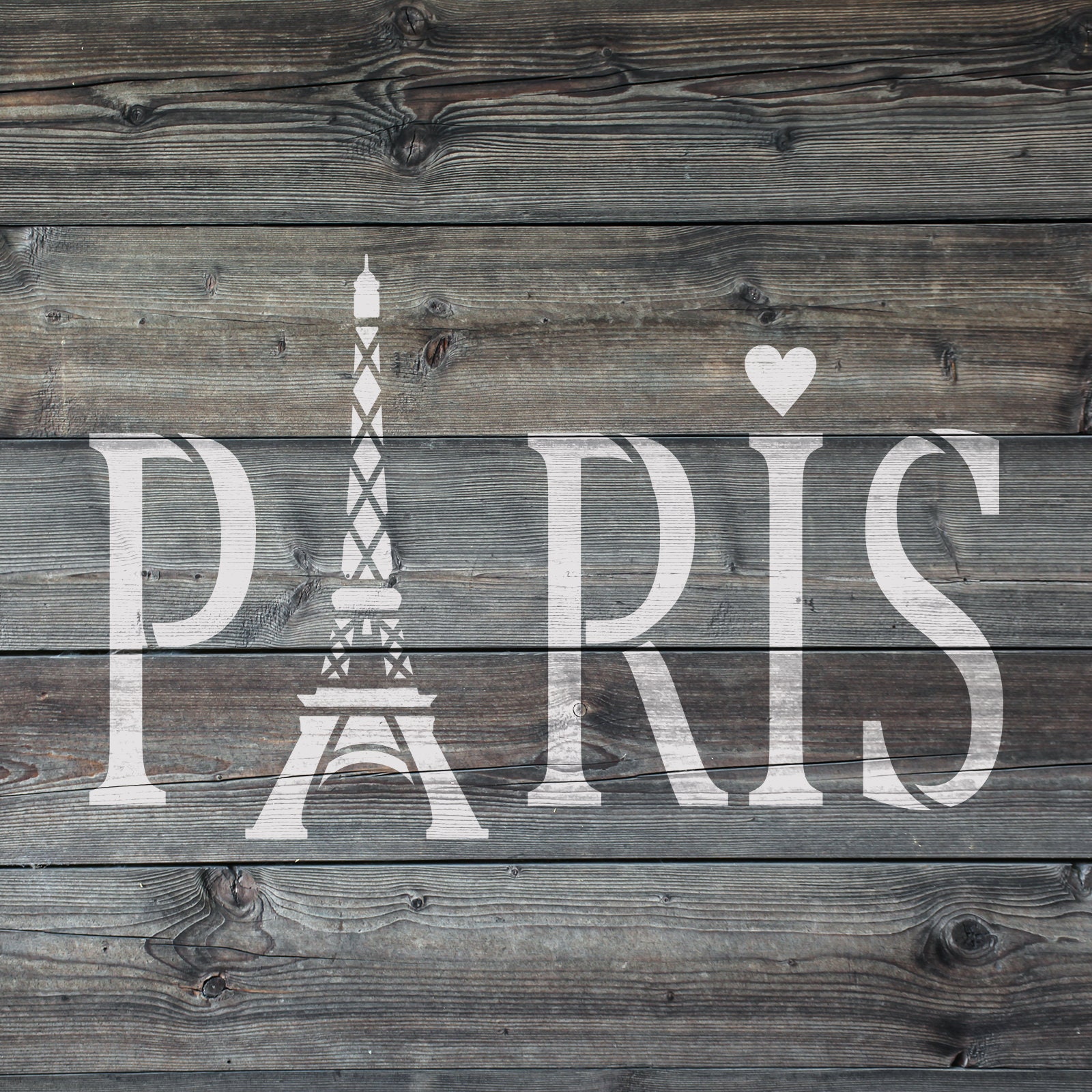 Paris Stencil - Eiffel Tower Stencil, Paris Stencils, France Stencil ...