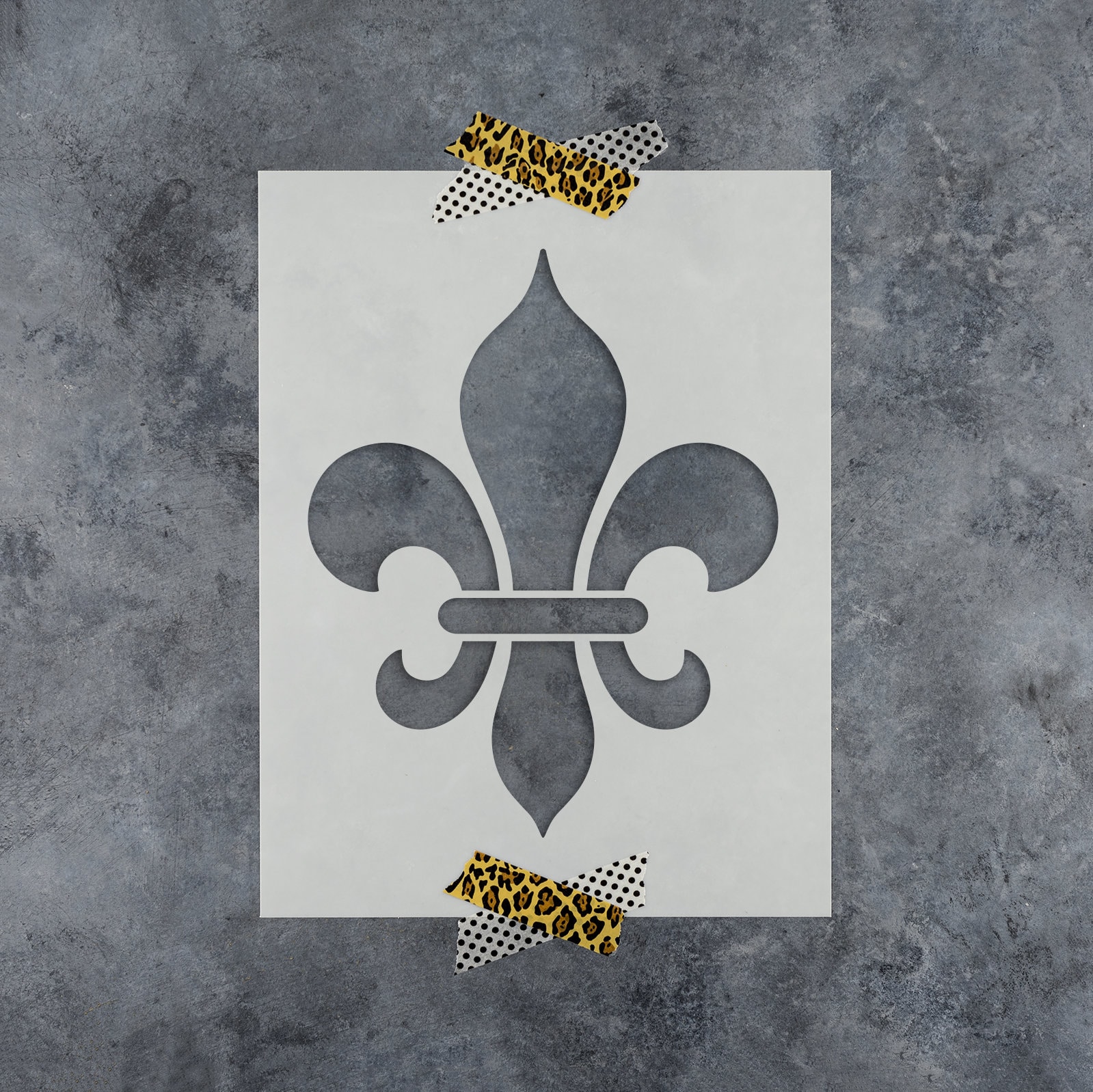Fleur De Lis Stencil Durable Fleur De Lis Stencils French - Etsy