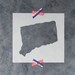 Connecticut State Stencil Template – Reusable Mylar Map Design for ...