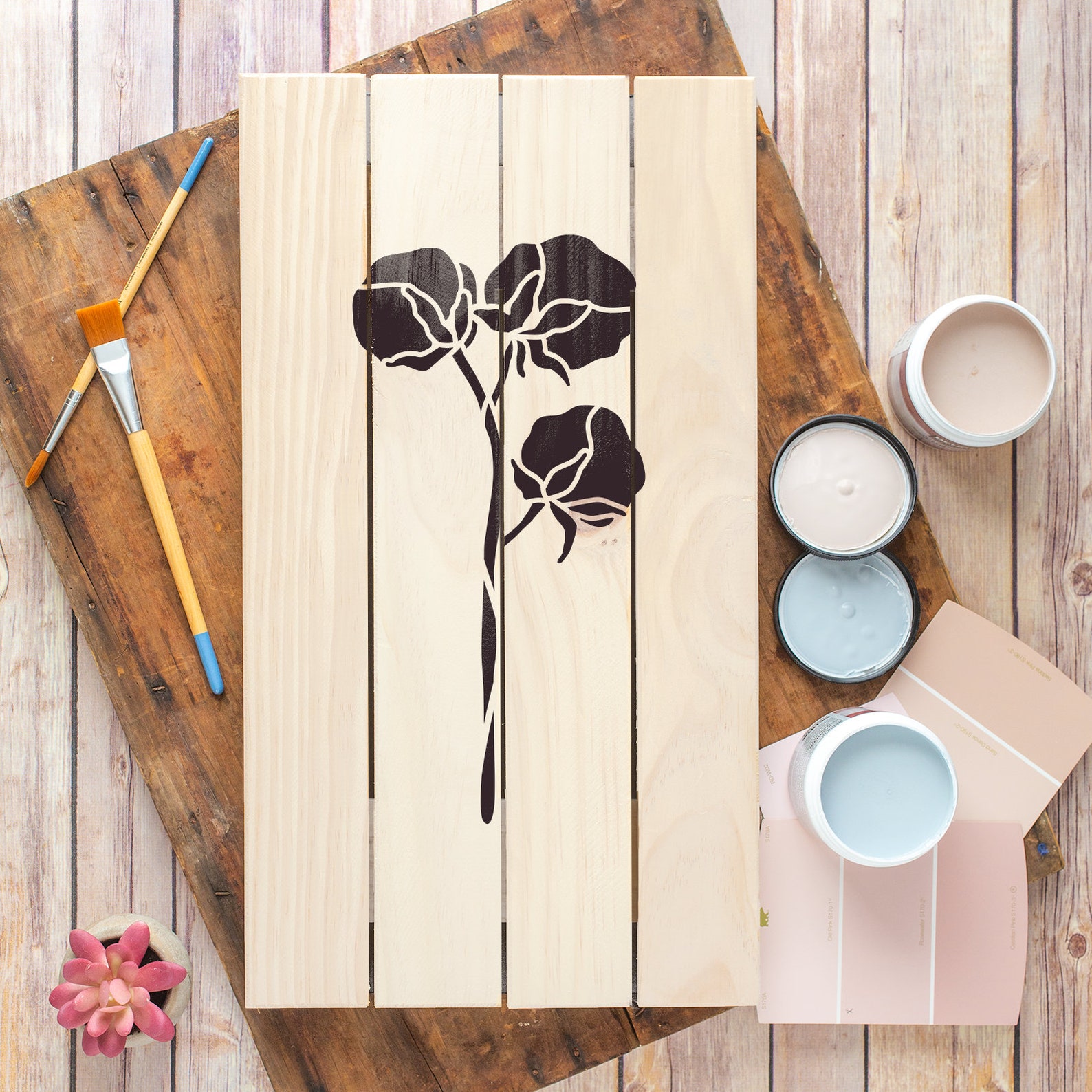 Cotton Stencil Cotton Stencils for Crafts Cotton Stencil - Etsy