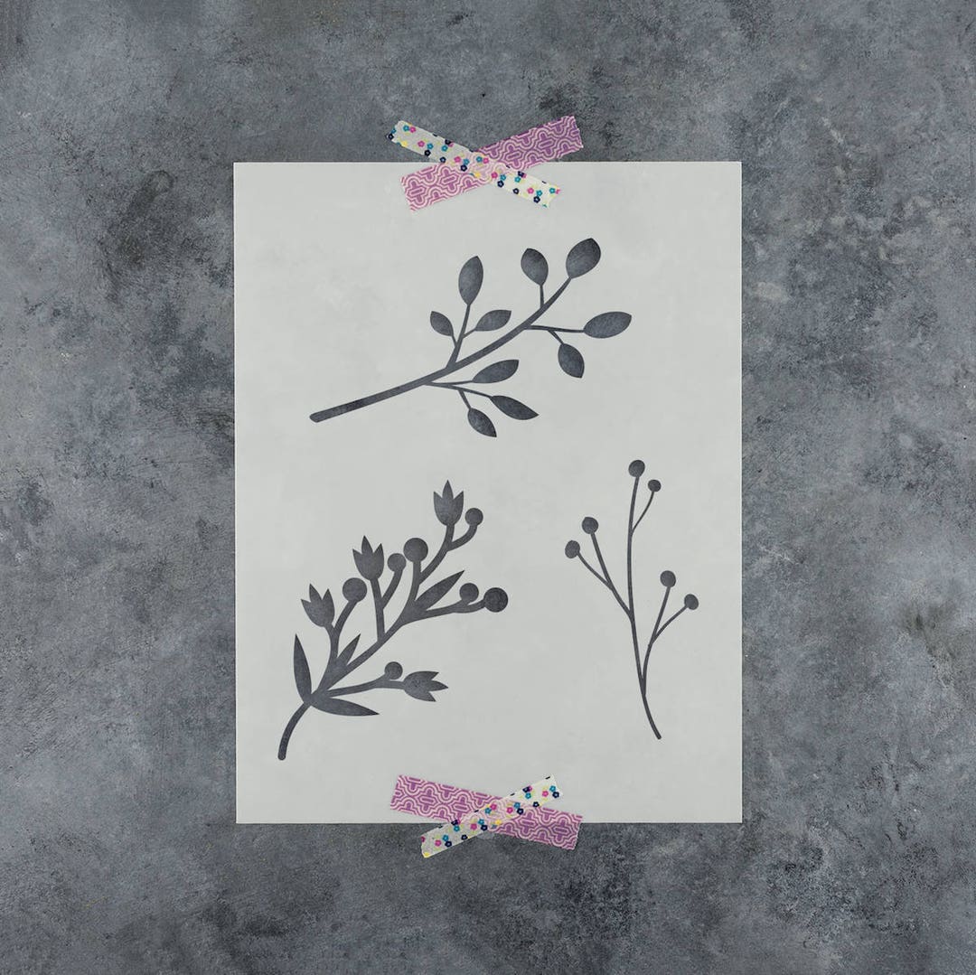 Tree Branches Stencil - Branch Stencil, Tree Stencil, Tree Branch ...