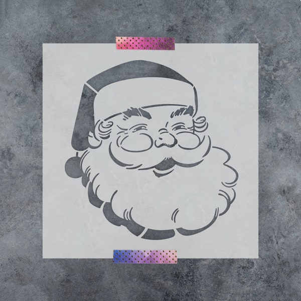 Santa Clause Stencil - Etsy