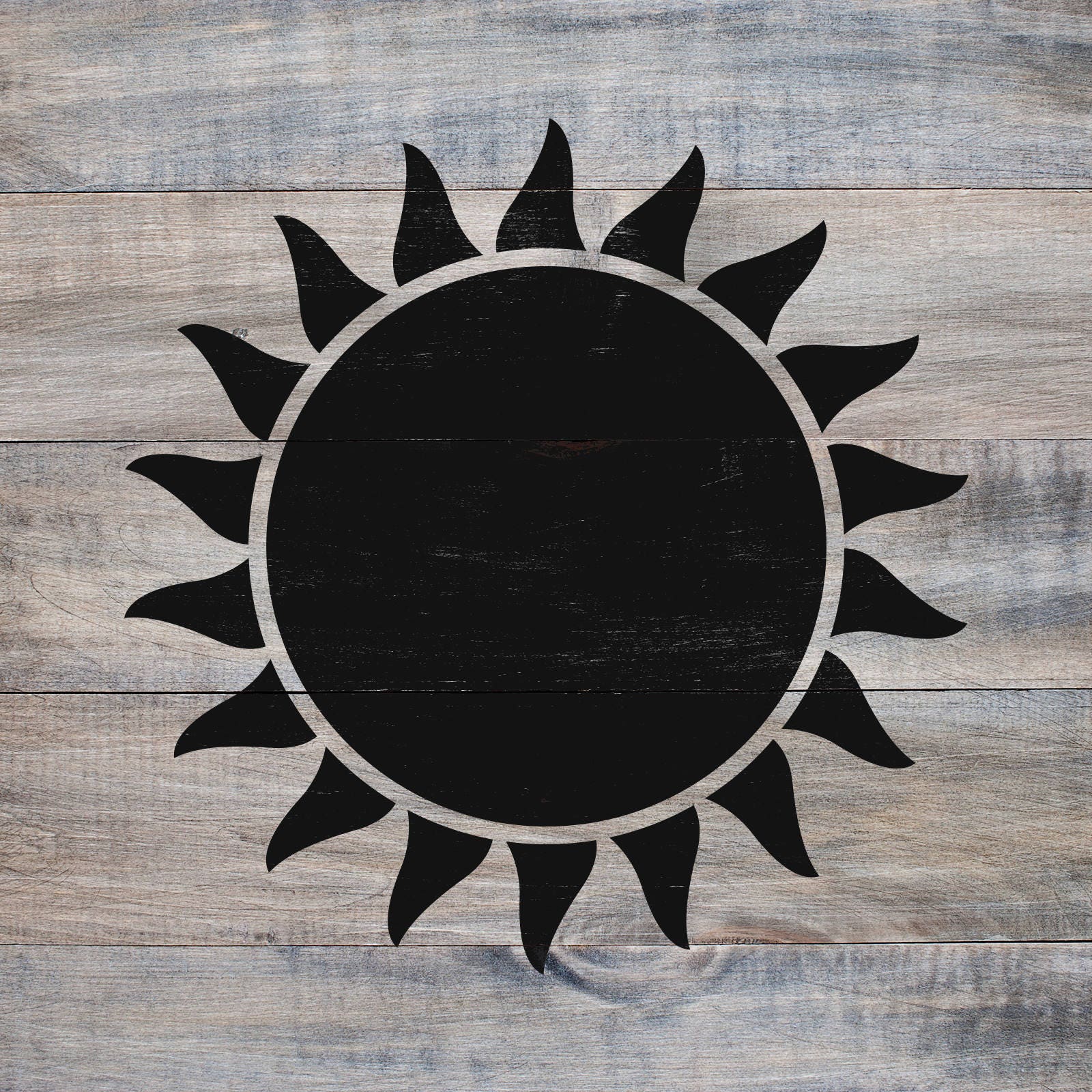 Sun Stencil DIY Sun Stencil Simple Sun Stencils Large - Etsy