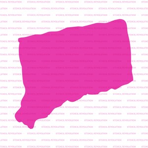 Connecticut State Stencil - Hand Drawn Reusable Mylar Stencil Template ...