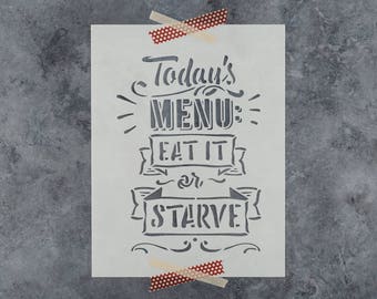 Rustic Pantry Stencil Reusable DIY Craft Stencils of a - Etsy