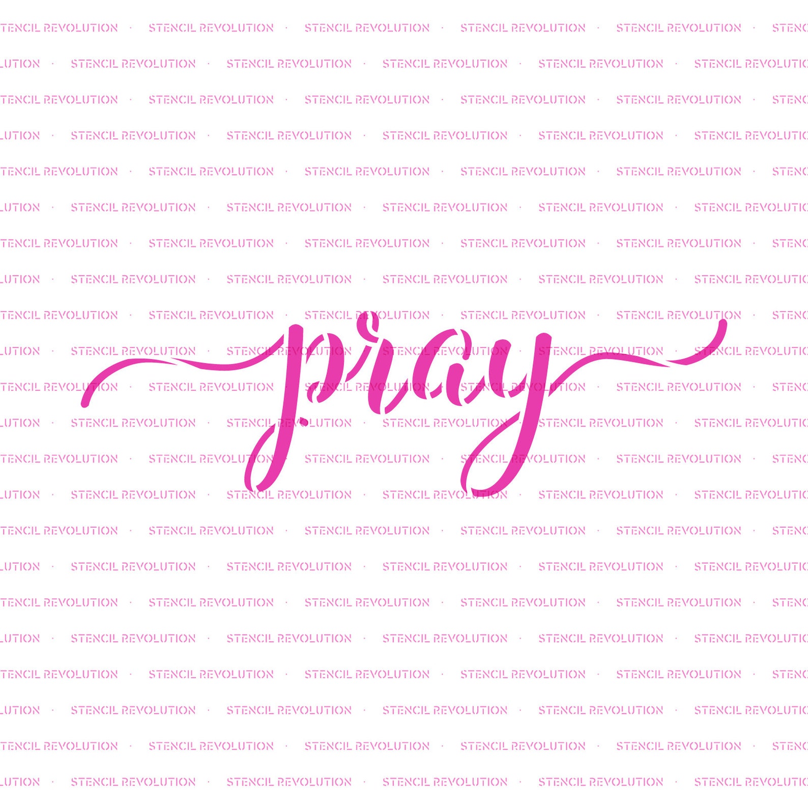 Pray Stencil Pray Stencils for Crafts Pray Stencil Designs - Etsy