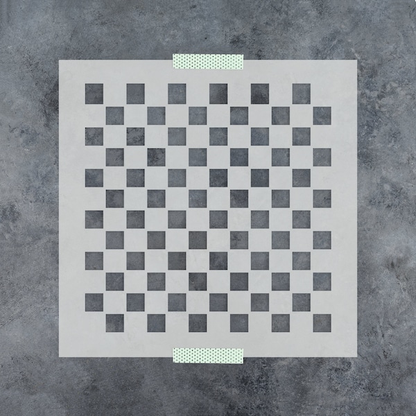 Checkers Stencil Svg - Etsy
