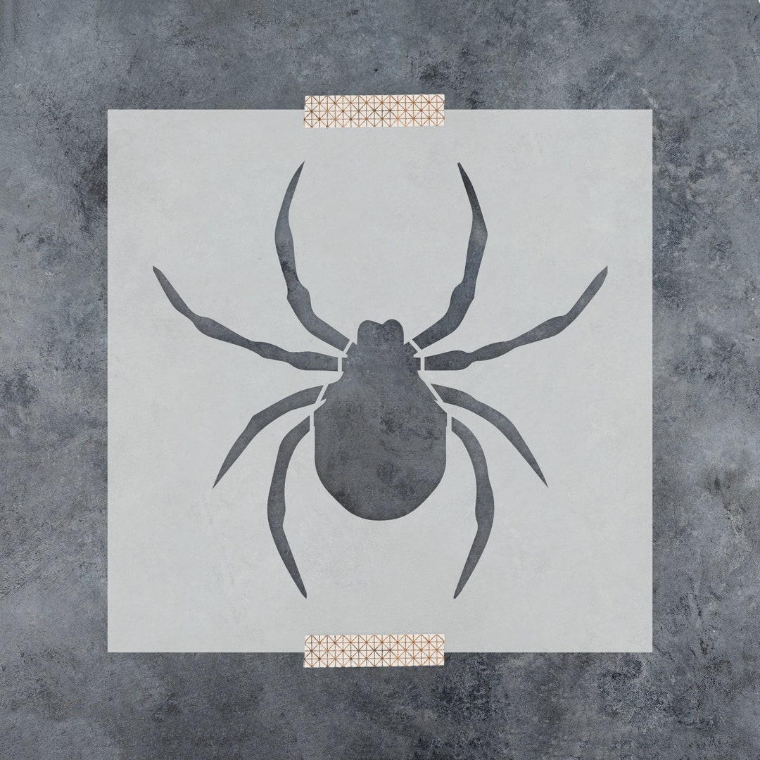 Spider Stencil - DIY Spider Stencil, Reusable Spider Stencils, Spider ...