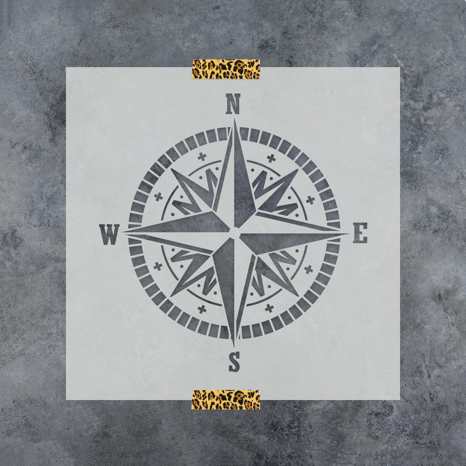 Nautical Compass Stencils