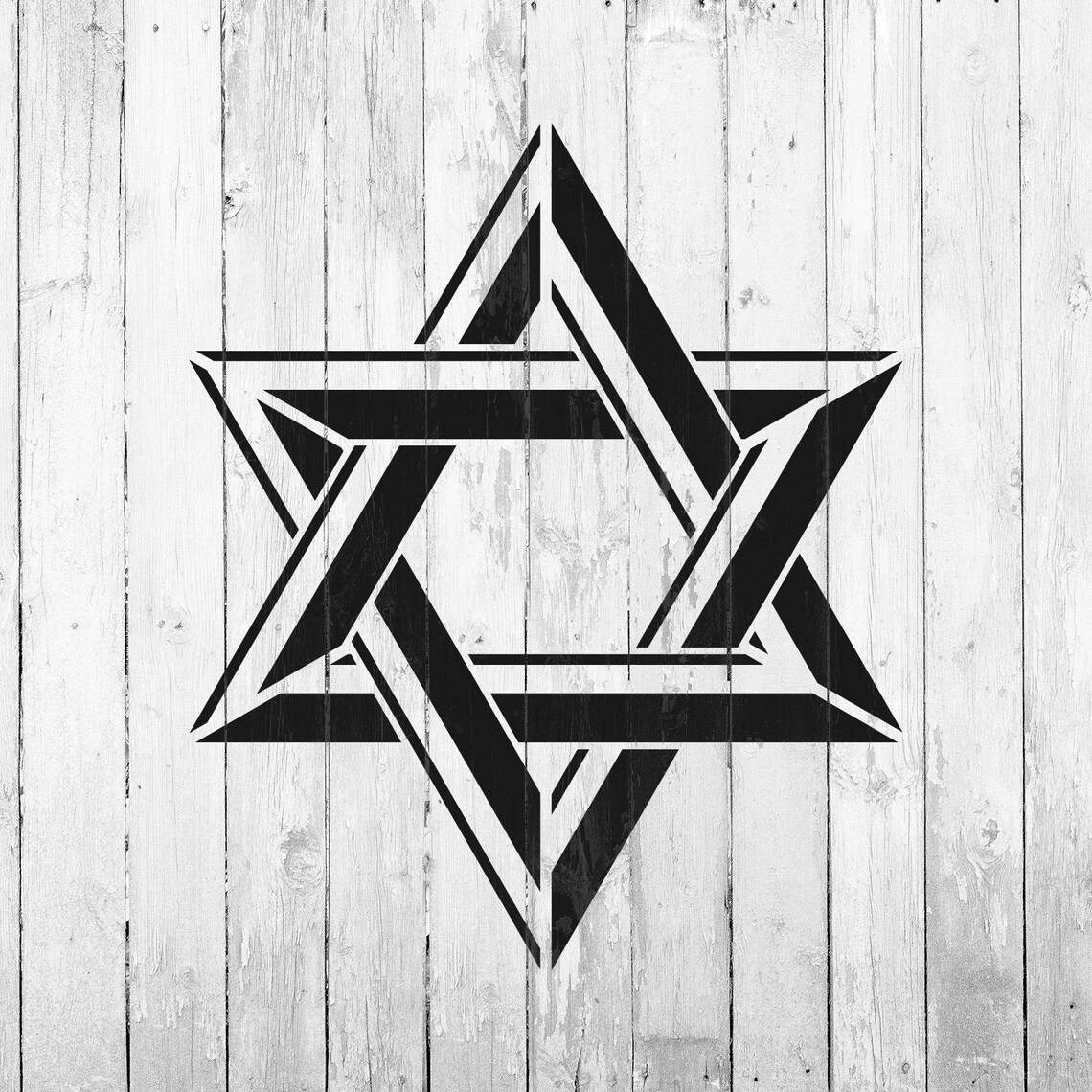 Star of David Stencil David Stencil Star David Stencil - Etsy