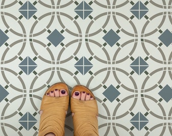 Freya Tile Stencil Scandinavian Tile Stencils for Painting - Etsy