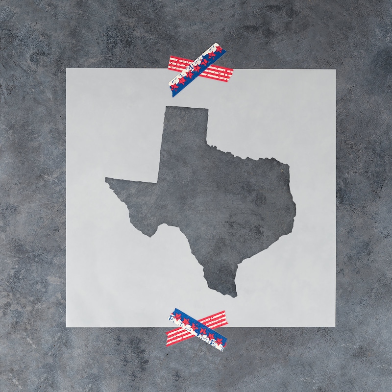 Texas Stencil - Etsy