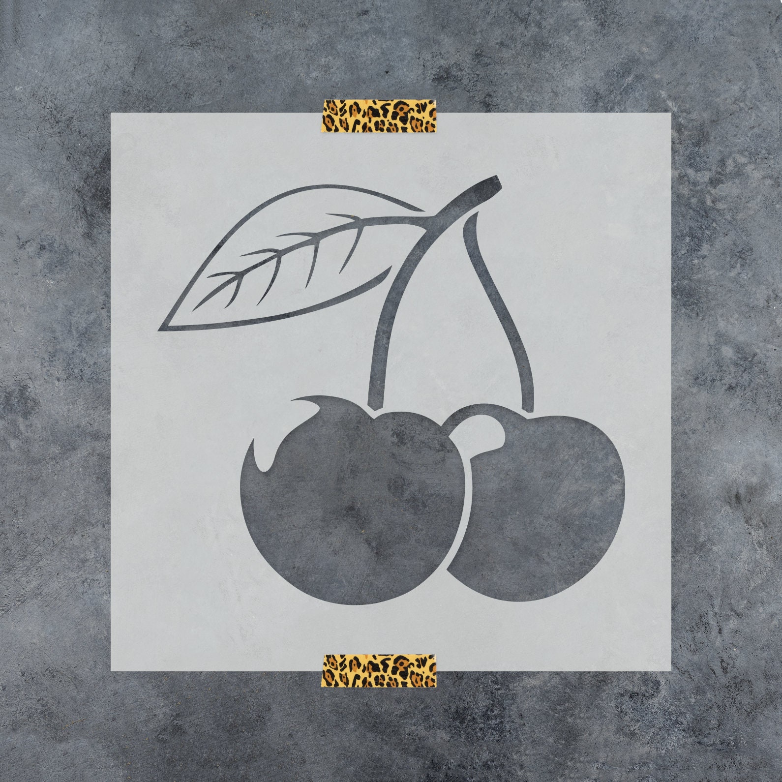 Cherry Stencil for Painting, Crafting, and DIY Projects – Reusable ...