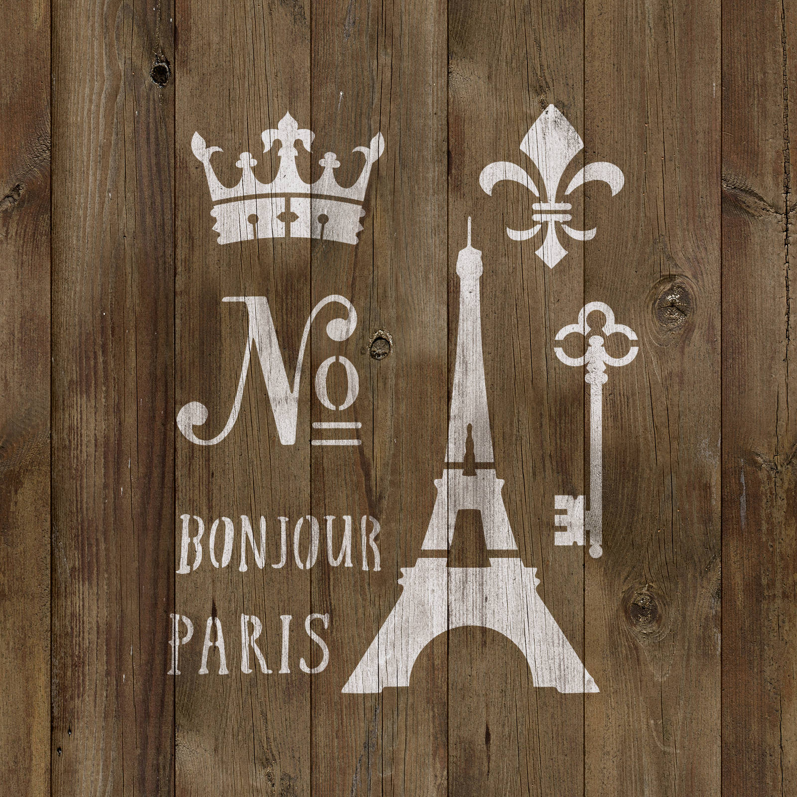 French Stencil Reusable DIY Craft Stencils of the Eiffel - Etsy