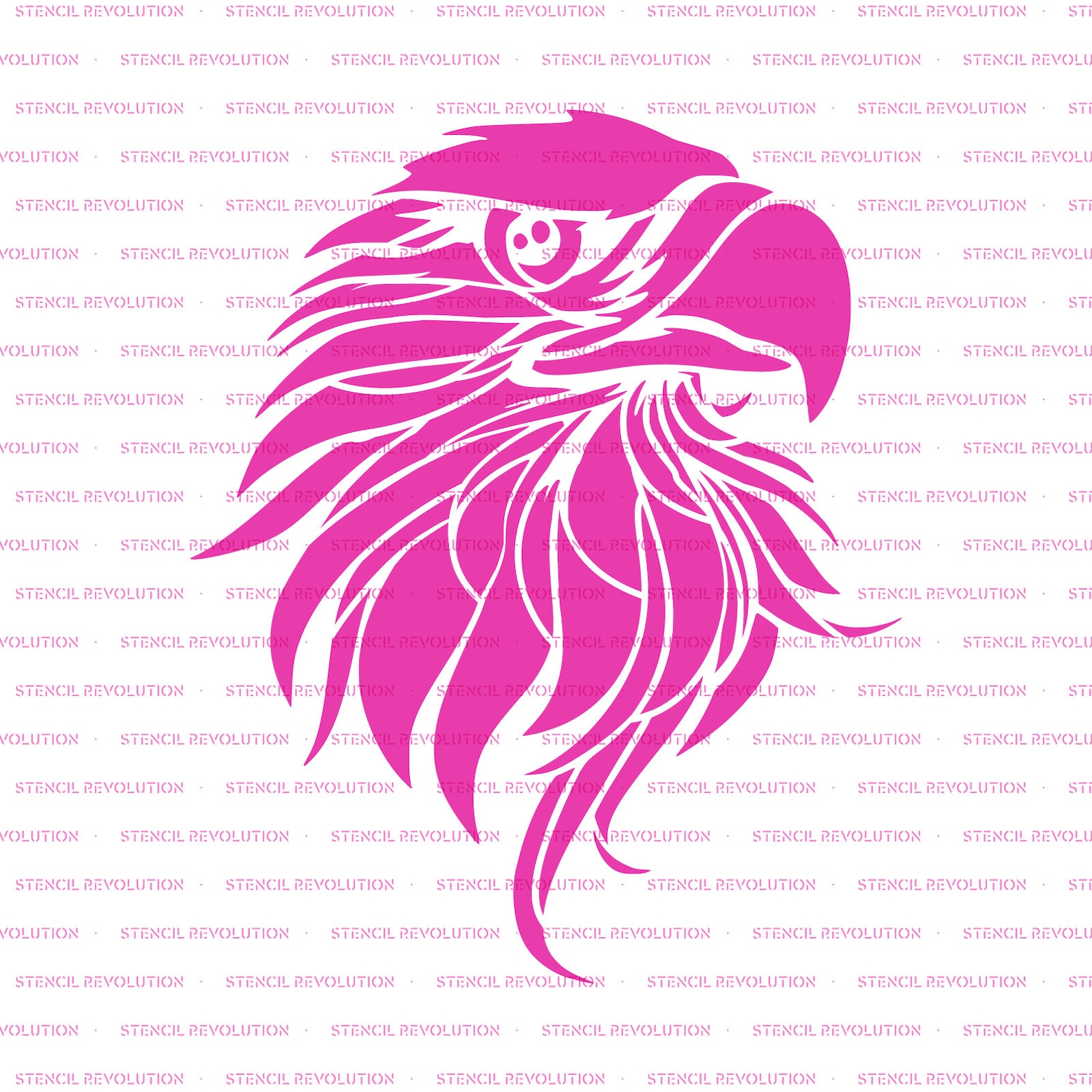 Eagle Head Stencil Reusable Stencils for Painting Create - Etsy