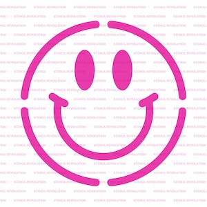 Smiley Face Stencil - Reusable Smiley Face Stencil, Smiley Face, Smiley ...