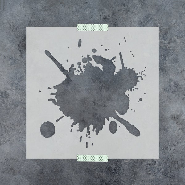 Blood Splatter Stencil - Etsy