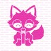 Cute Fox Stencil - Reusable Stencils for Painting - Create DIY Cute Fox ...
