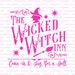 Wicked Witch Inn Stencil - Reusable Wicked Witch Stencils, Large Wicked ...