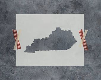 North Carolina State Stencil Hand Drawn Reusable Mylar | Etsy