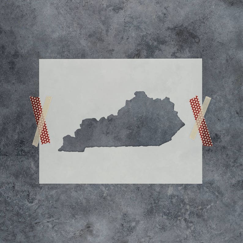 Kentucky State Stencil - Kentucky Stencils for Painting, Kentucky ...