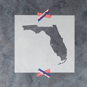 Florida State Stencil - Florida Stencils for Crafts, Florida Stencil ...