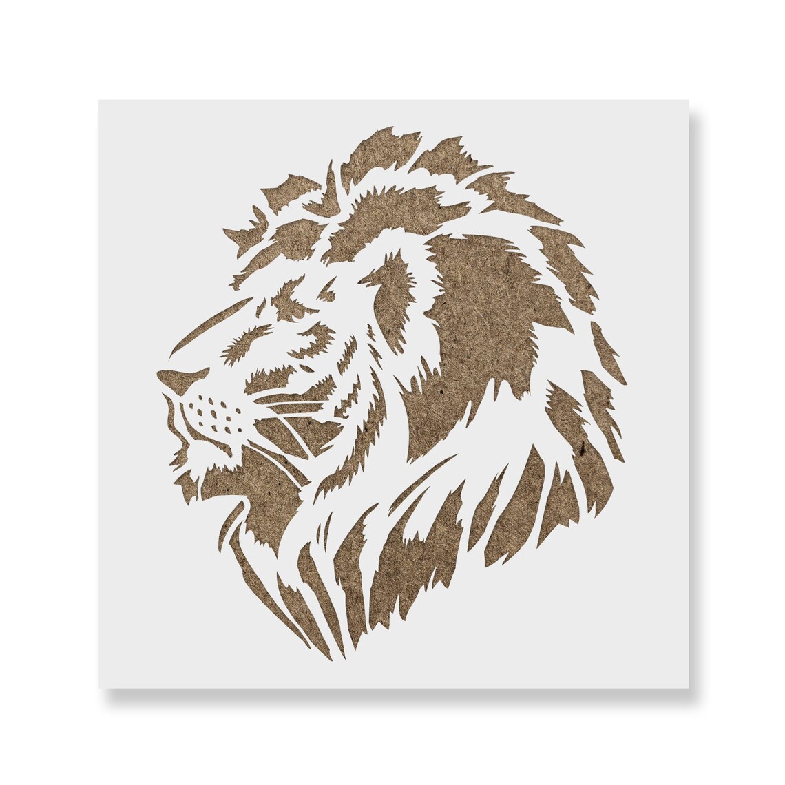 Lion Head Stencil - Lion Stencil, Art Stencils, Lions Head Stencil ...