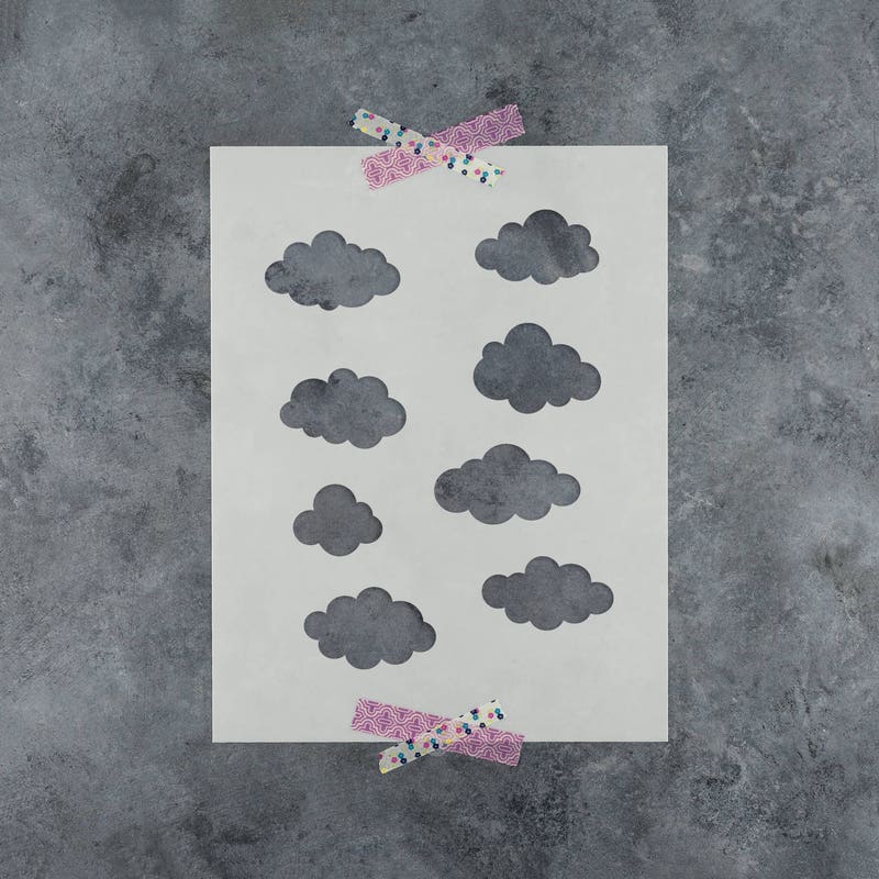 Cloud Stencils - Etsy