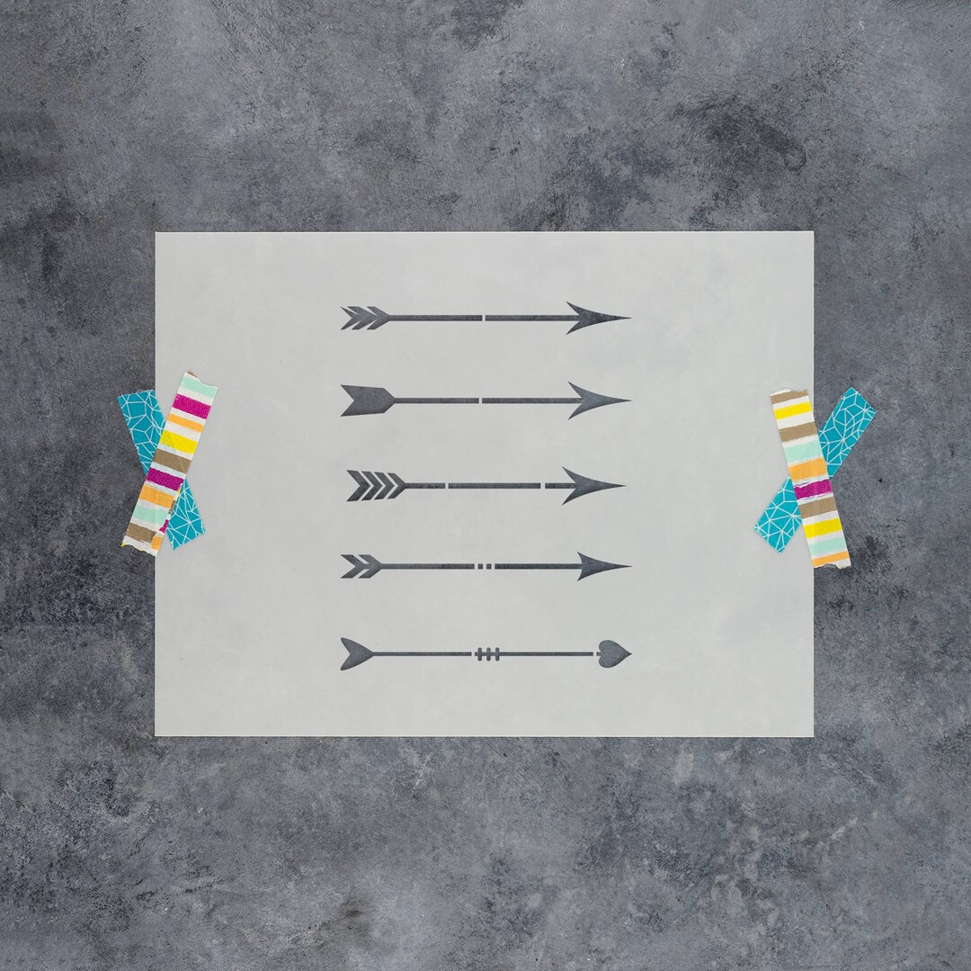 Arrows Stencil - Arrow Stencil, Arrow Stencils, Stencil Arrow, Arrow ...